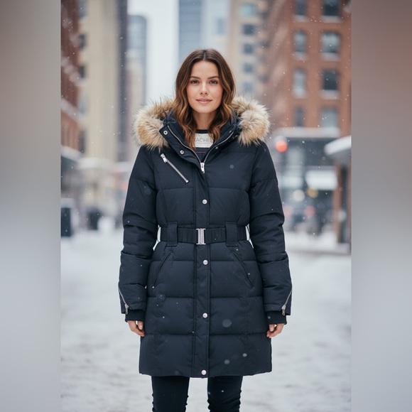 RACHEL Rachel Roy | Jackets & Coats | Rachel Rachel Roy Black Puffer ...